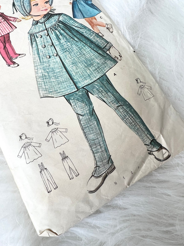 1950s 60s Butterick Children Sewing Pattern - Maiden Posh